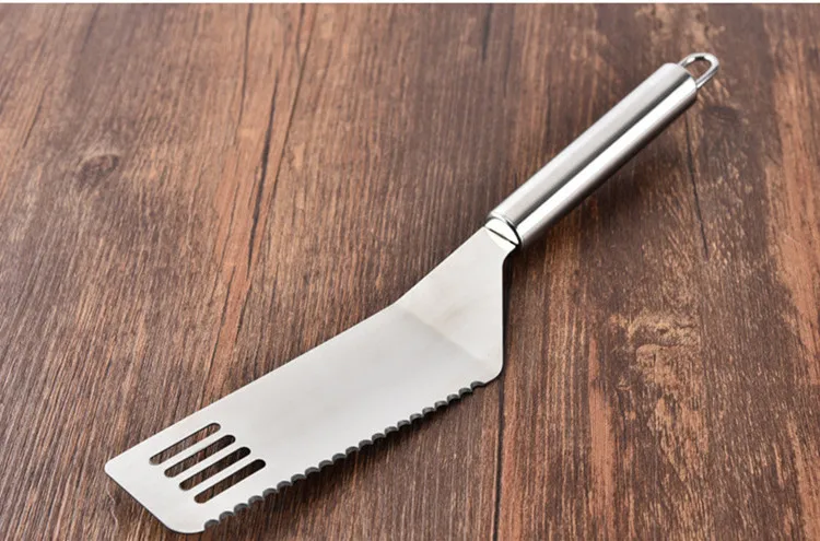 Stainless Steel Wide Fried Fish Spatulas Steak Shovel Fish Turner ...