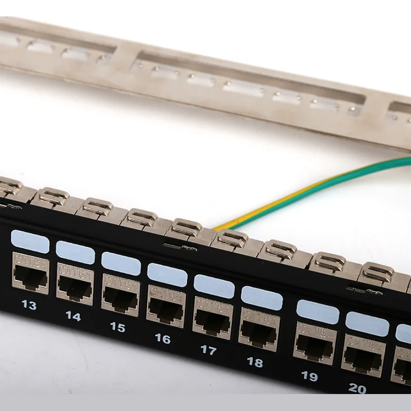 Unloaded Blank Ethernet Network 19'' 24port Stp Cat6a Patch Panel - Buy ...