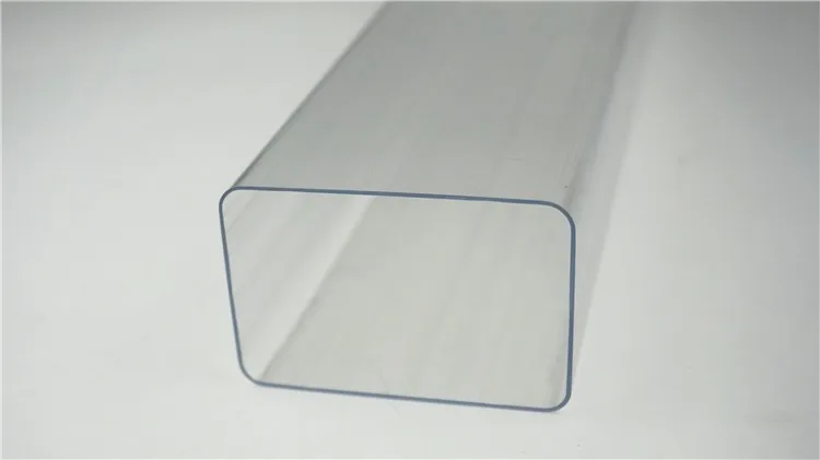 De Plástico De Embalaje Del Tubo Rectangular Duro Vacío De Pvc ...