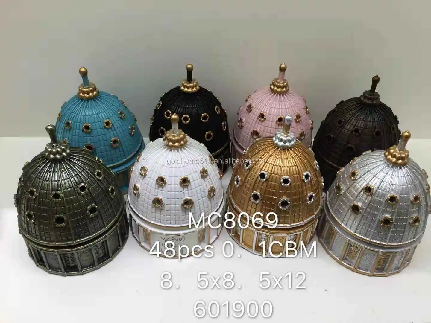 Factory Price Dubai Resin Incense Burner Box - Arabic Ceramic Bakhoor ...