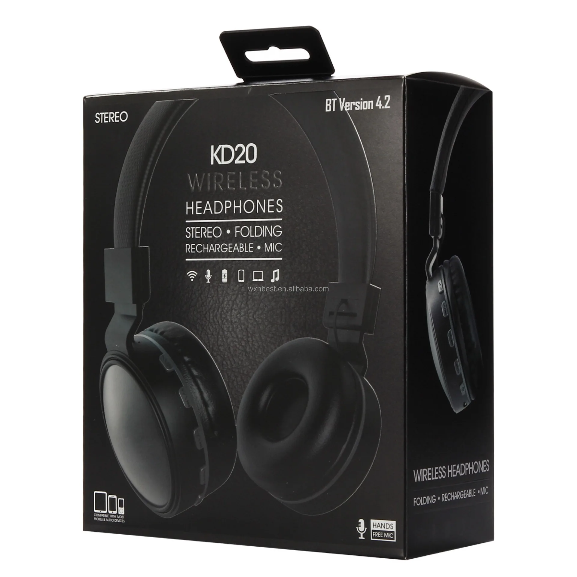 2018 New Product Stylish Stereo Kd20 Wireless Headphones Music ...