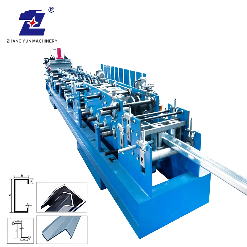 Zhangyun Speed Framecad Supported C Z Purlin Cold Roll Forming ...