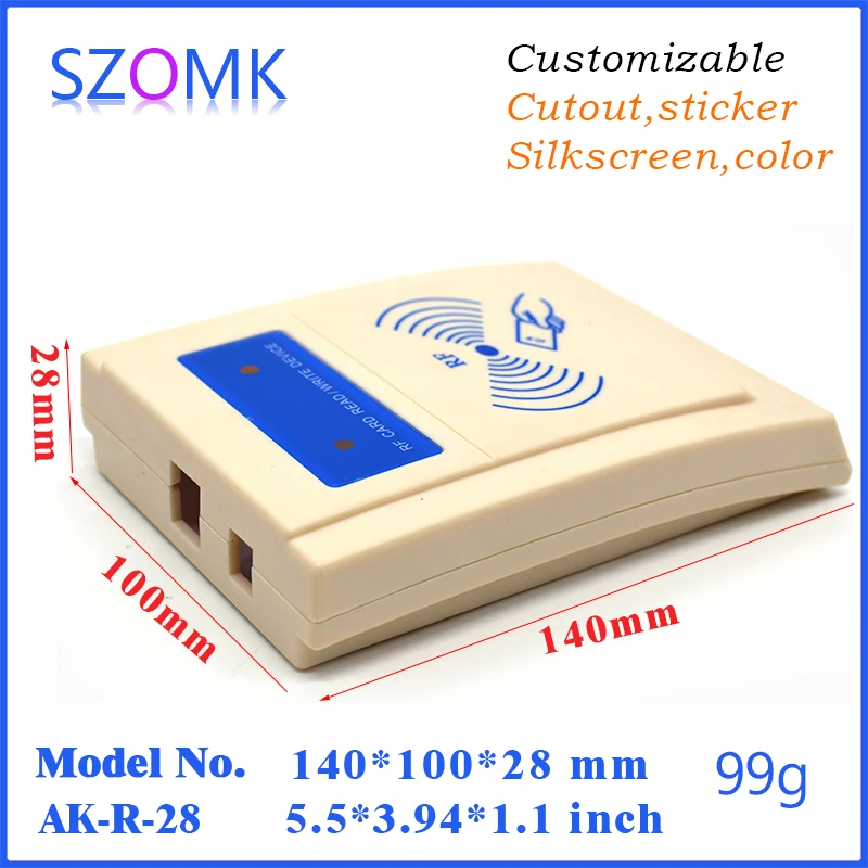 Szomk Round Rfid Enclosure Abs Plastic Enclosure For Access Control ...