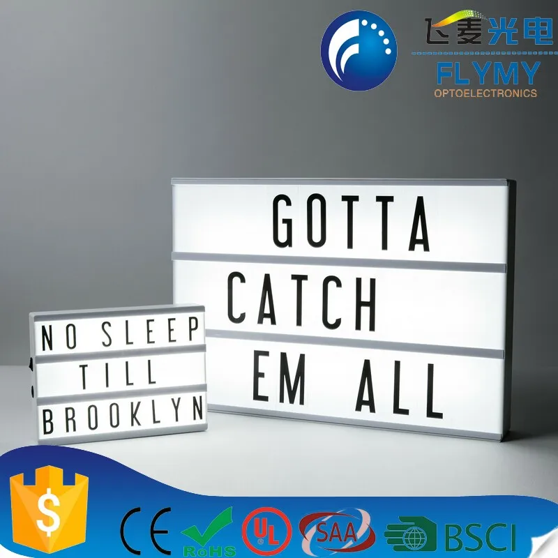 Trade Assurance A4 Size Cinematic Lightbox Battery Powered Cinema Light ...
