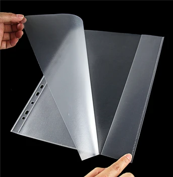 Mifia Free Sample A4 Size 11 Holes Plastic Transparent Sheet Protector ...