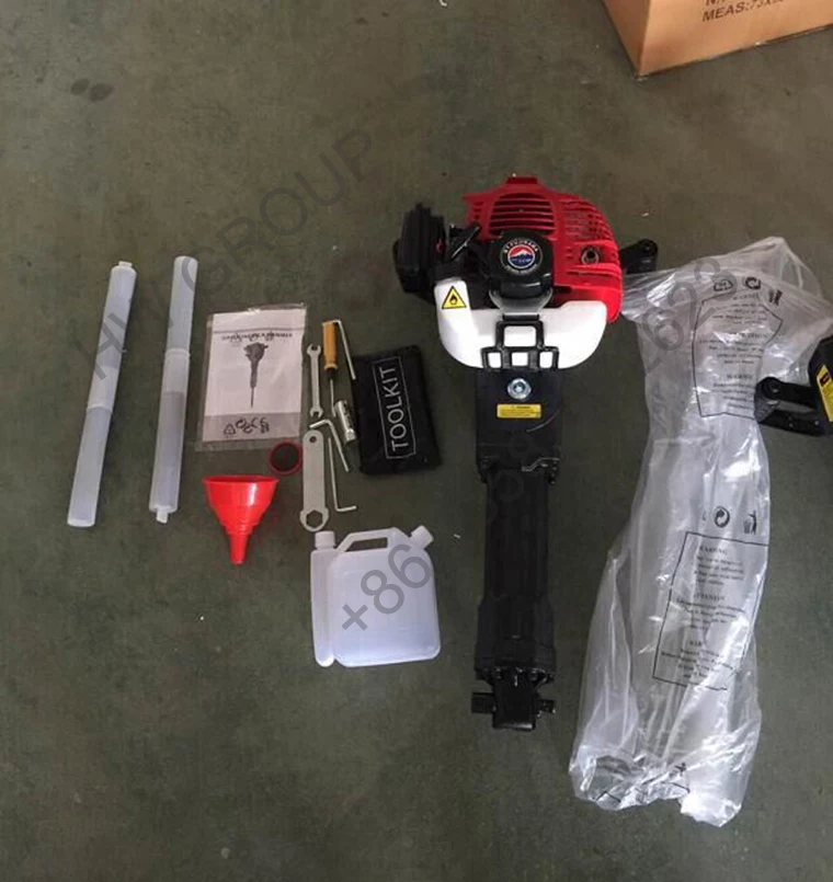 Portable Rotary Earth Hammer Drilling Gasoline Powered Jack Hammer ...