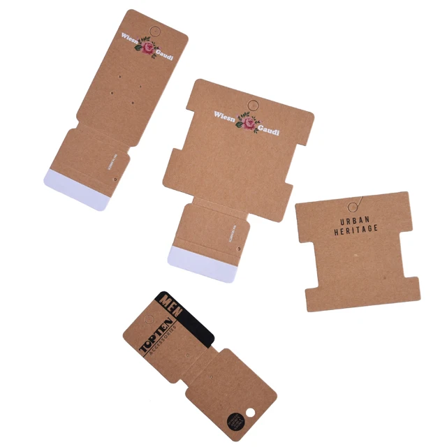 Fancy Rigid Paper Made Hair Band Headband Packaging Cards