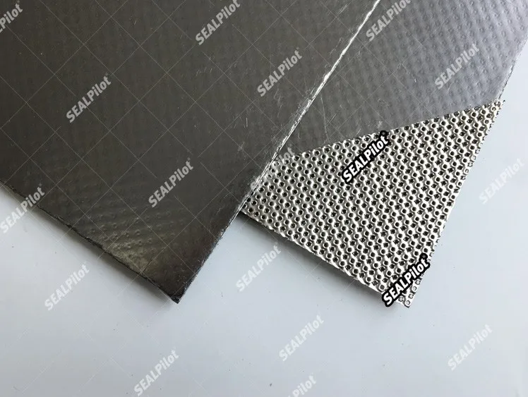 Graphite Sheet (purity 99%) Reinforced With A Perforated Stainless ...