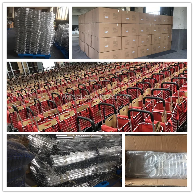 Aluminum Alloy Folding Shopping Cart With Cover,Portable Durable ...