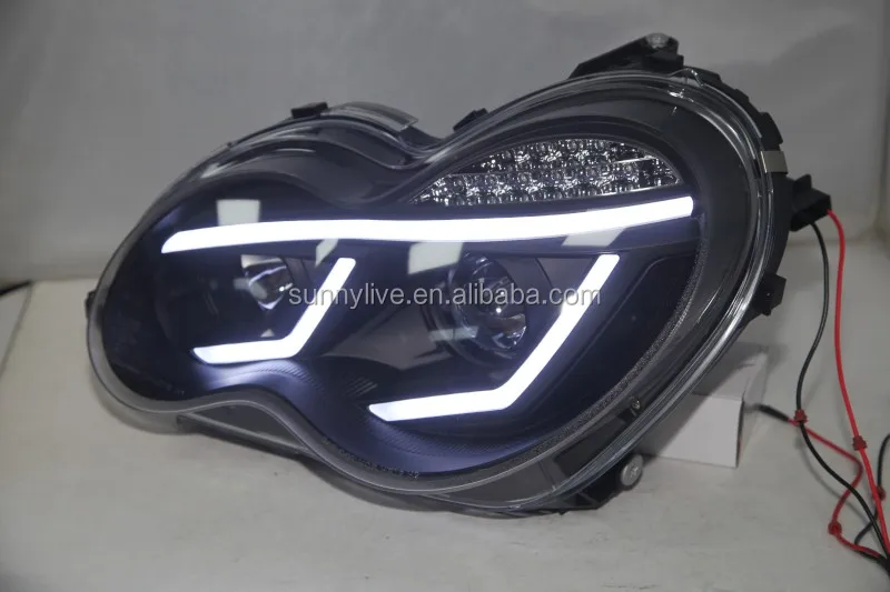 For Benz 2000-2007 Year W203 C63 C200 C230 C280 C300 Led Angel Eyes Led ...