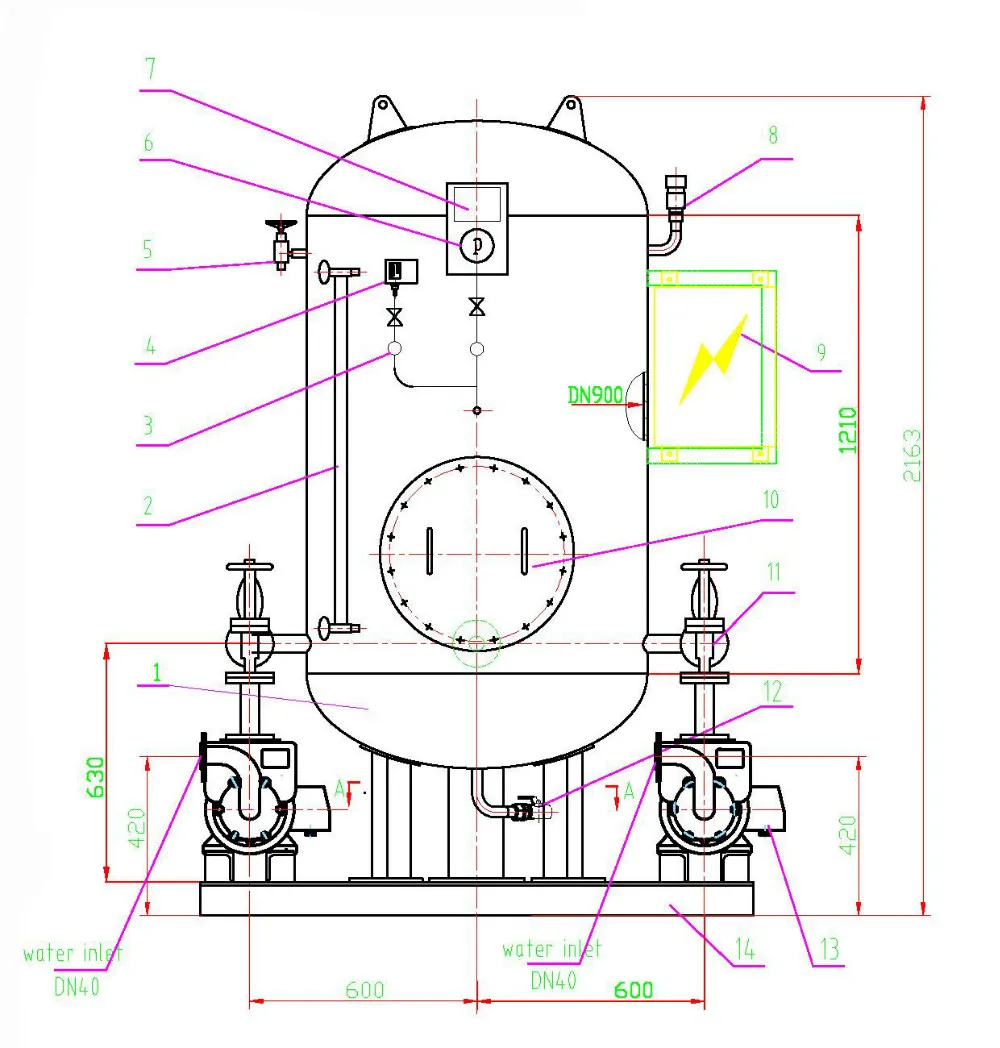 Marine Hydrophore Sea Fresh Tank - Efficient Freshwater System
