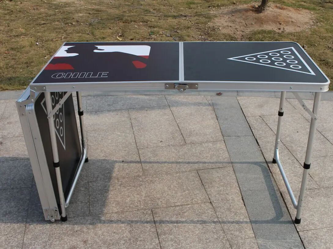 High Quality LED Portable Beer Table - Foldable Outdoor Pong