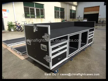 Portable Workstation Road Tour Case,All In One With Drawers,Shock ...