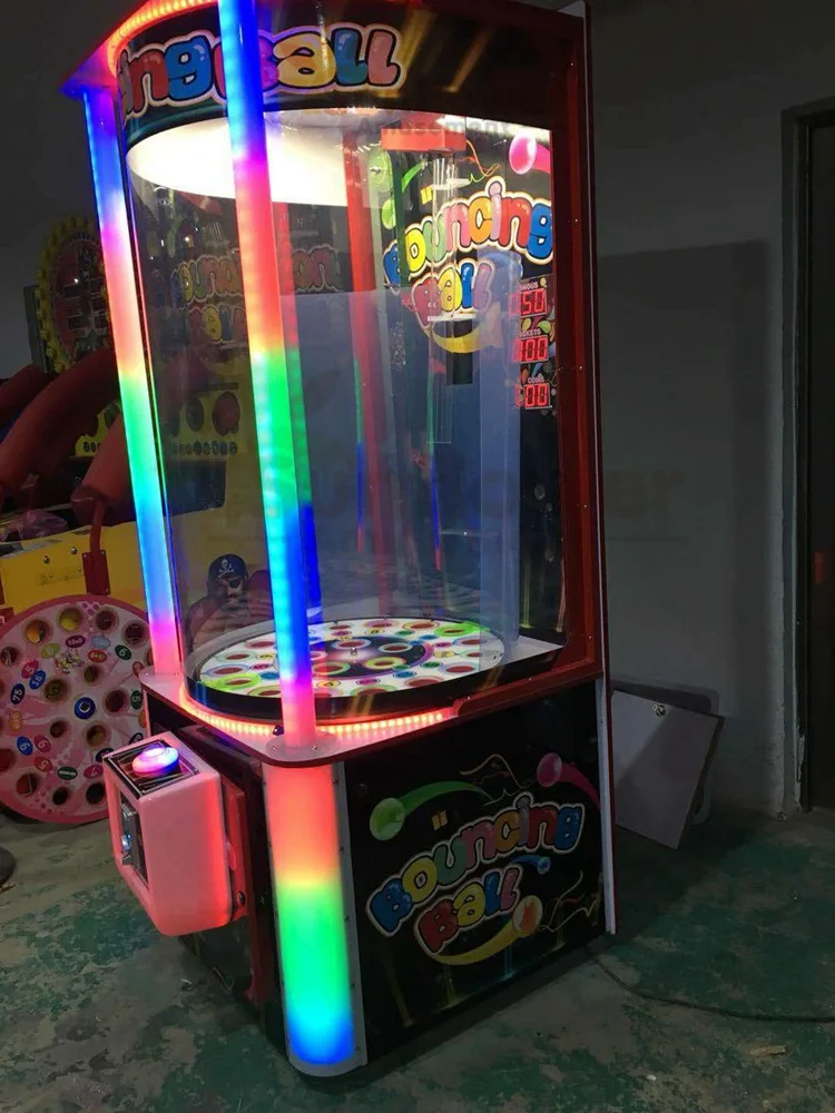 Arcade Amusement LED Bounce Space Jumping Ball Game Machine