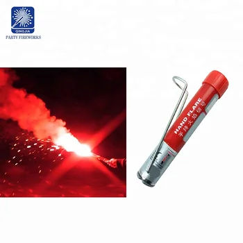 Red Hand Held Flare Signal Colored Smoke Flare - Buy Red Signal Flare ...