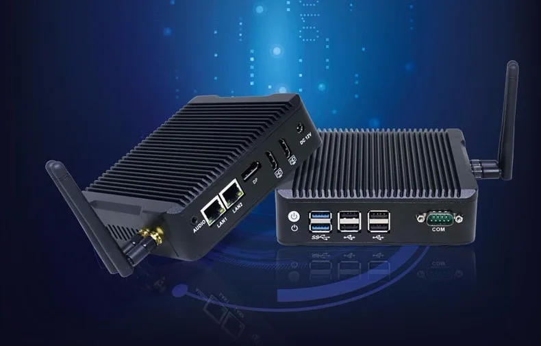 Quad Core Small Computer Nano Pc N3160 Dual Nics 3 Displays 1 Rs232 ...