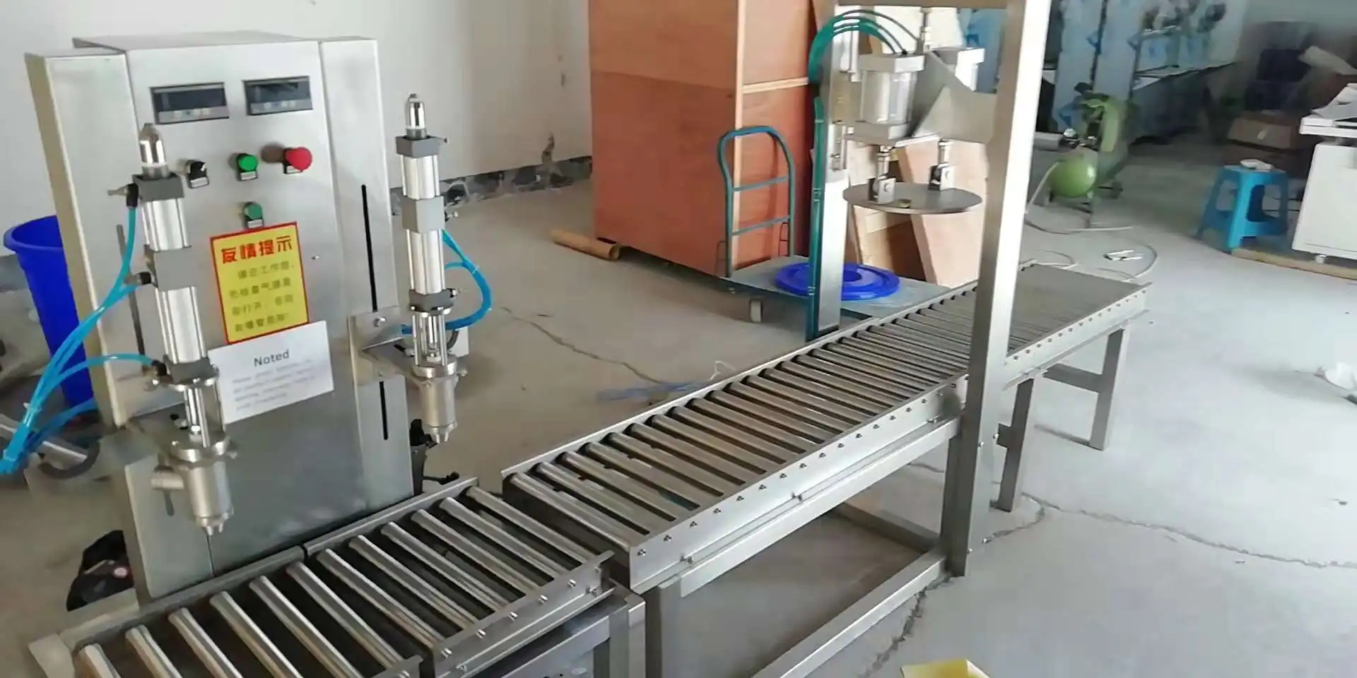 1-200l Drum Filling Machine/2 Nozzle Liquid Filling Machine With ...