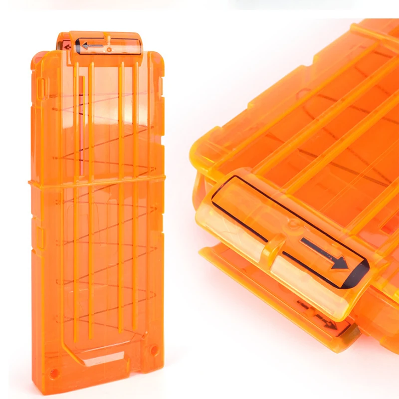 Soft Bullet Clips Magazine Clip 12 Bullets Toy Ammo Cartridge ...