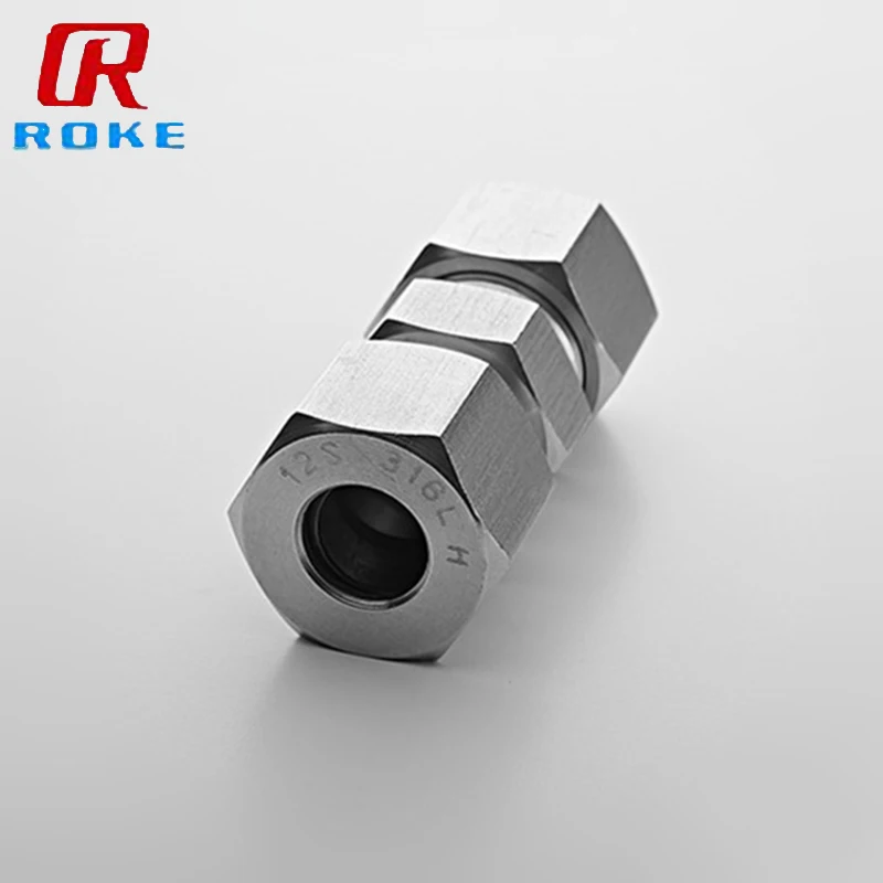 10l Bite Type Fittings Stainless Steel Din 2353 Equal Straight Single ...