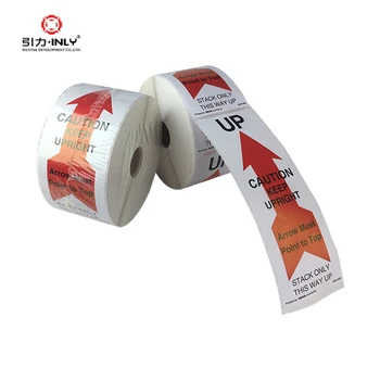 Caution Shipping Label Keep Upright For Carton Packaging Label - Buy ...