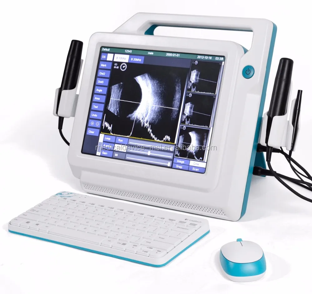 Touch Screen Portable Eye Ultrasound Ab Scanner/ophthalmic A B ...