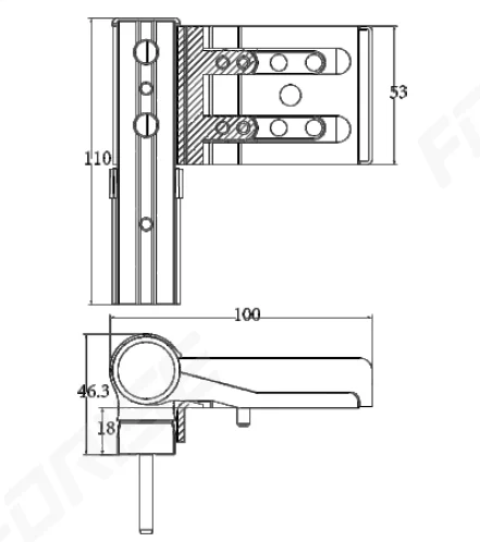UPVC Adjustable Hinge Removable Door Hinge FDHG512| Alibaba.com