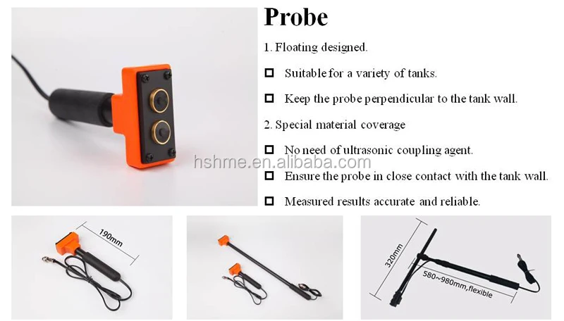 Handheld Ultrasonic CO2 Gas Cylinder Liquid Level Indicator