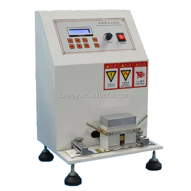 ASTM D5264 TAPPI T830 Ink Rub Resistance Tester - LONROY