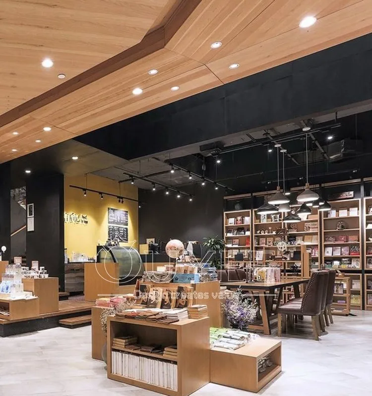 Latest Design Modern Retail Book Shop Display Cabinet Furniture For ...