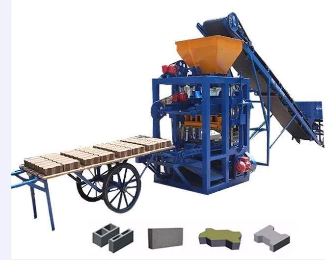 Machines De Fabrication De Briques Creuses De Ciment De Béton Moyen De ...