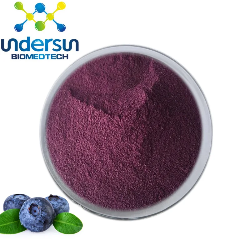 Undersun Manufacturer Supply Blueberry Extract Powder 25% Anthocyanin ...