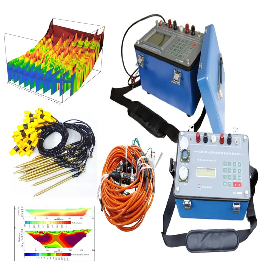 Multi Channel Geophysical Resistivity Meter for Water Detection