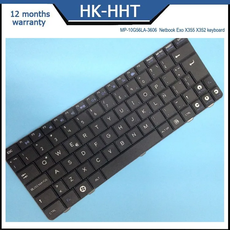 HK-HHT Teclado New Netbook Exo X355 X352 MP-10G56LA-3606