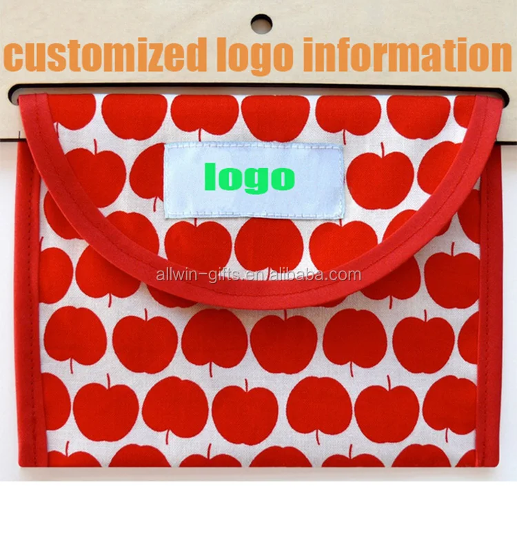 Environmental Red Color Reusable Snack Packaging Bag For Kids - Buy ...