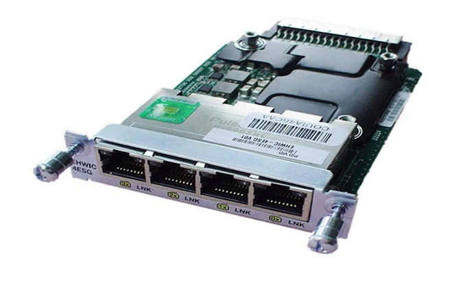 Original Cisc Four Port 10/100/1000 Ethernet Switch Interface Card ...