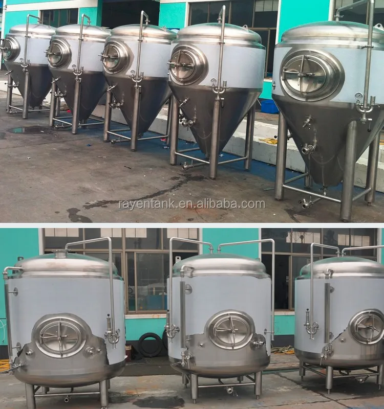 Stainless Steel Brewing Vessel Conical Bottom Fermentation Tank ...