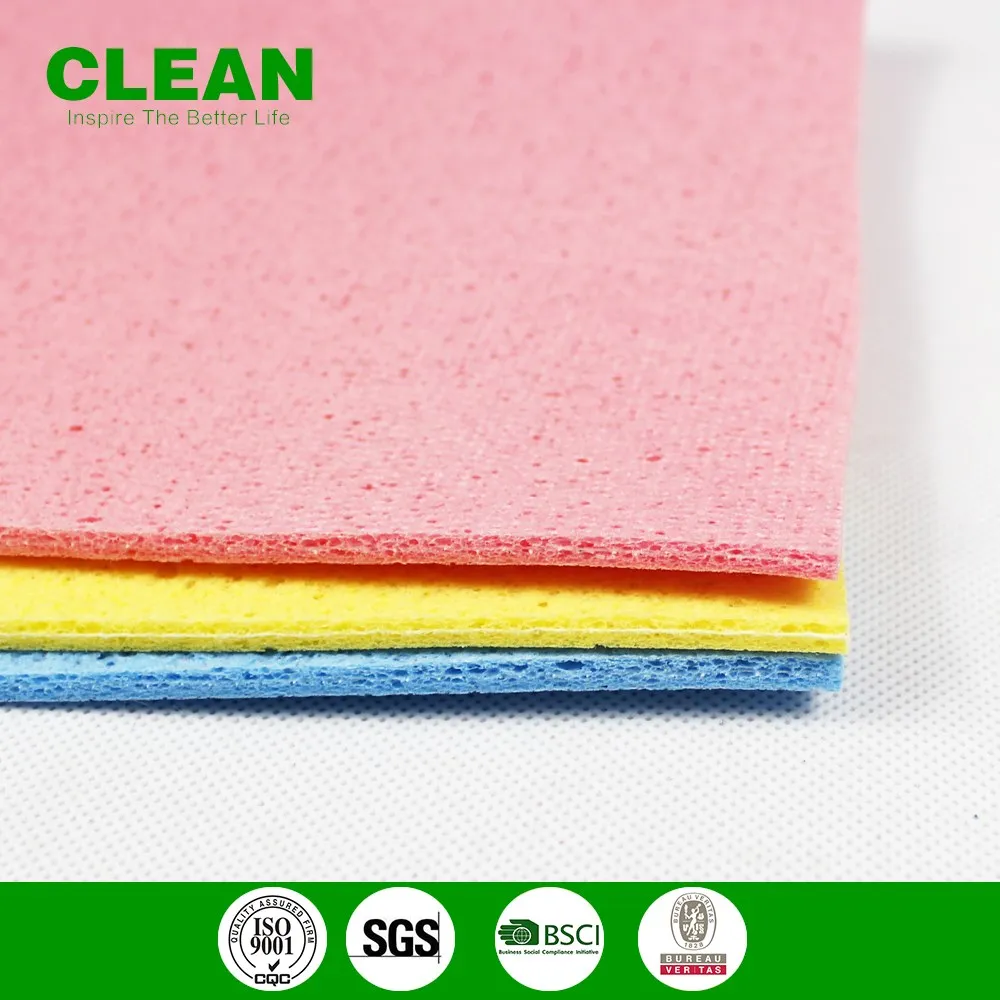 Cellulose Sponge Cloths For Dish Cleaning - Buy Cellulose Cloth ...
