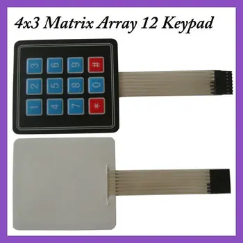 Keyboard 4 X 3 Matrix Array 12 Keypad - Buy 12 Key Keypad,12 Metal ...