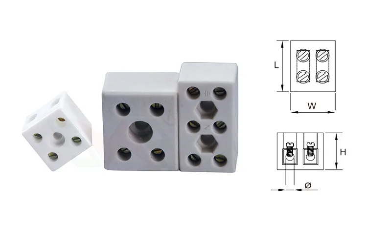 High Temperature Ceramic Terminal Blocks - Small Size