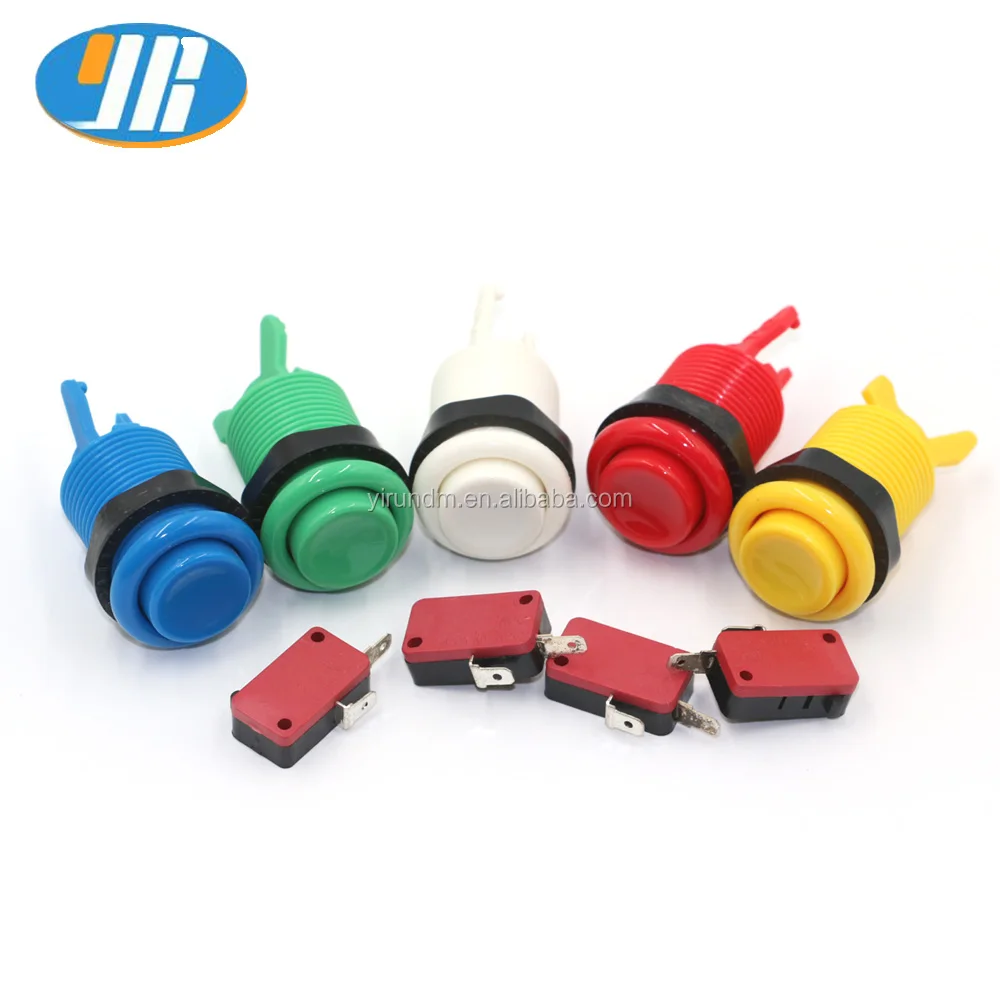 American Style Push Button with Microswitch for Arcade Game Machine ...
