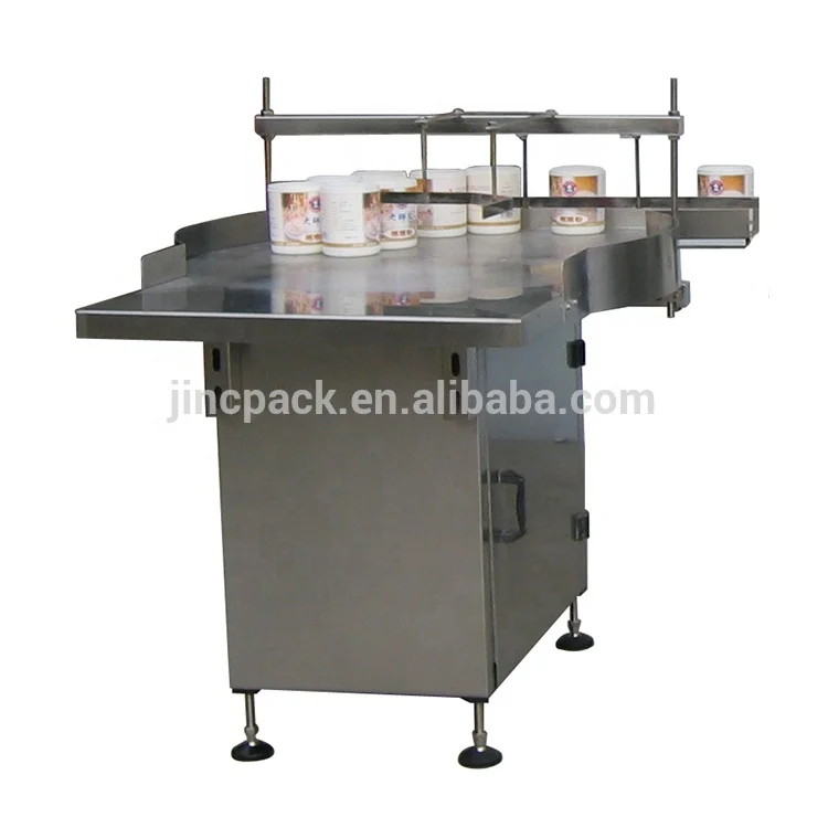 Automatic Round Rotating Plastic Glass Bottle Collecting Machine Food ...