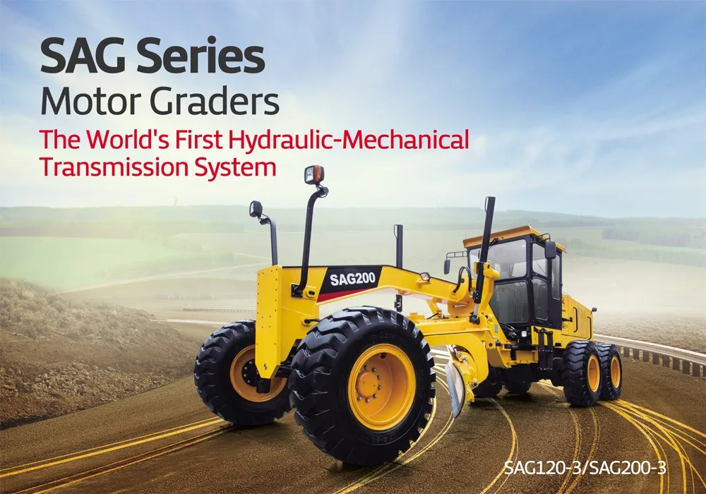 Sany Sag120-3 Road Construction Machines Road Leveling Machine Motor ...