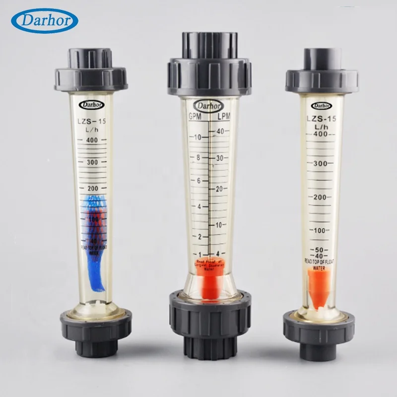 Dfg-4t6t Acrylic High Accuracy Argon Gas Flow Meter Nitrogen Rotameter ...