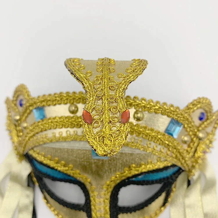 Egyptian Cleopatra Mask Headpiece Crown Pharaoh Ancient Queen ...