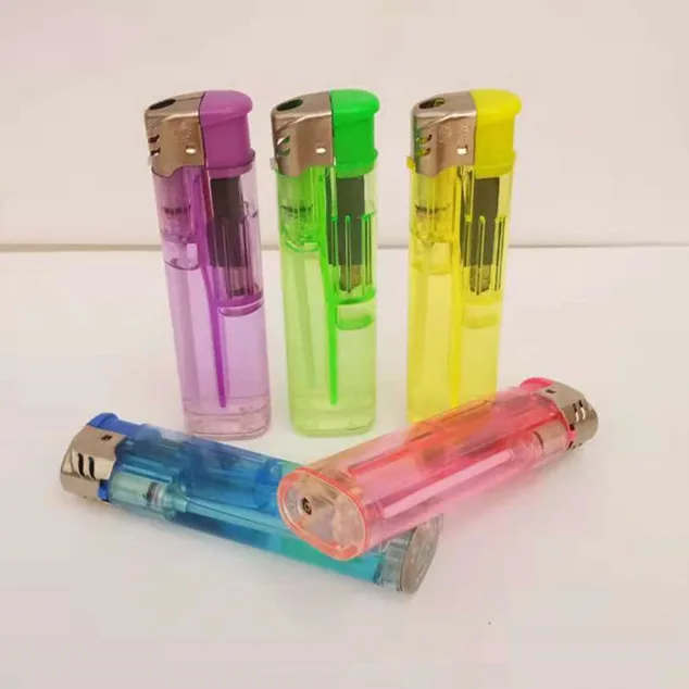 Round Plastic Lighter Non-refillable Factory Lighter - Buy Plastic ...