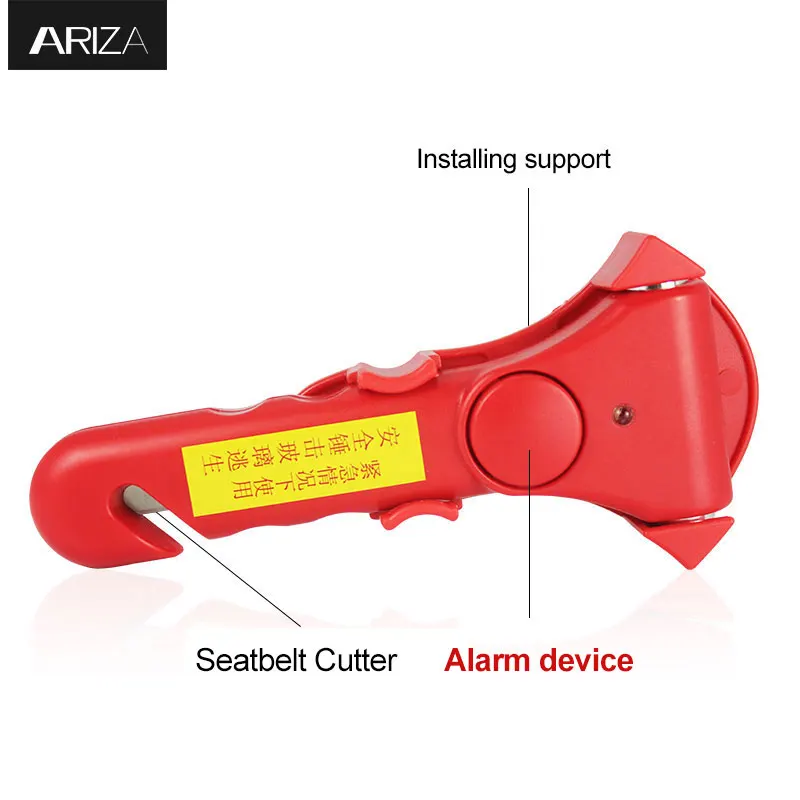 Emergency Car Window Glass Breaker Multi Functional Life Hammer With ...