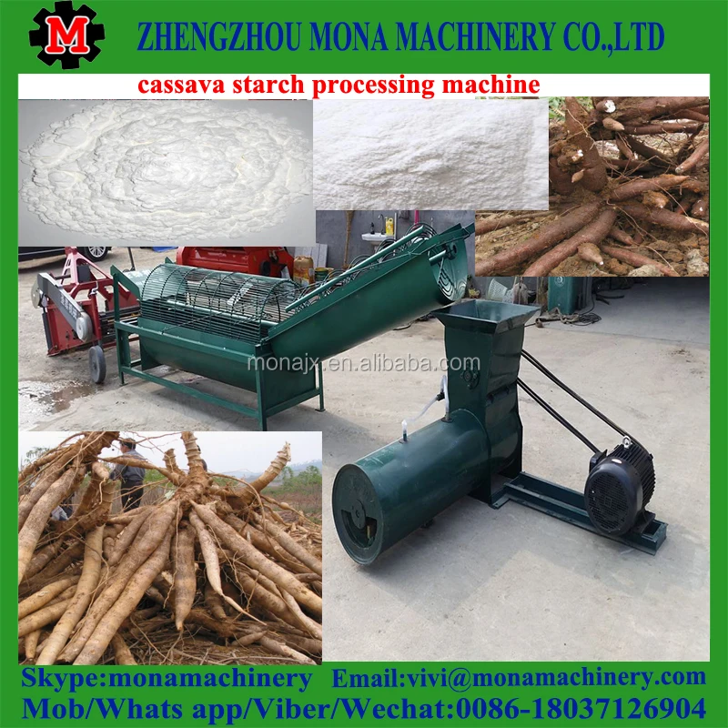 Fresh Cassava Processing Plant / Cassava Starch Production Line/making ...