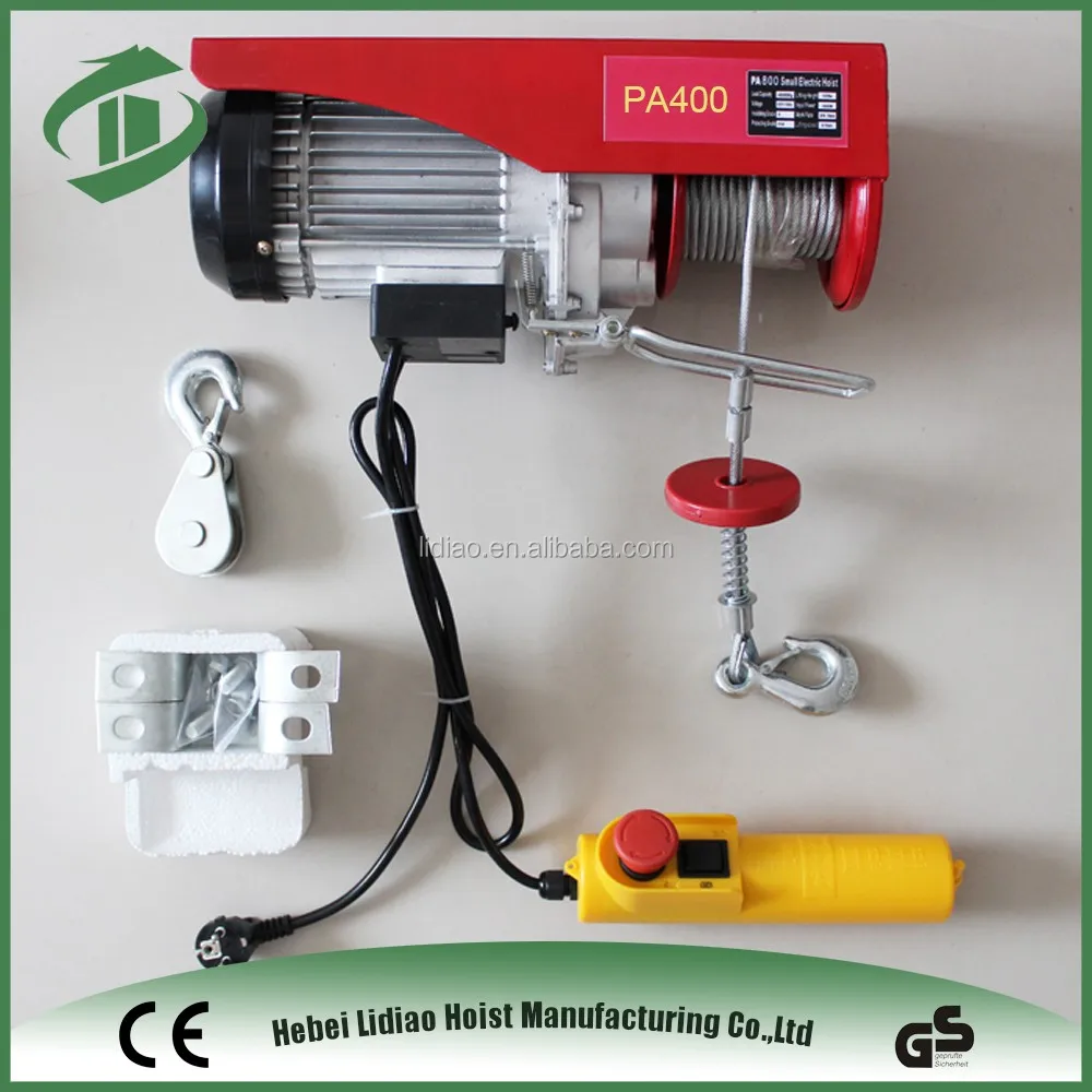 250 Kg Mini Electric Crane Small Engine Hoist - Buy Electric Crane ...