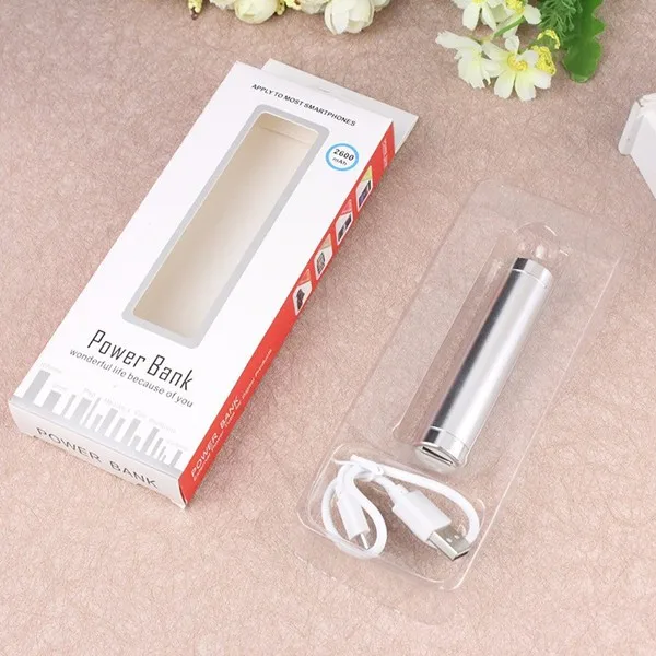 Mobile Power Supply 5v 1000ma Portable 2600 Mah Rechargeable Power Cell ...