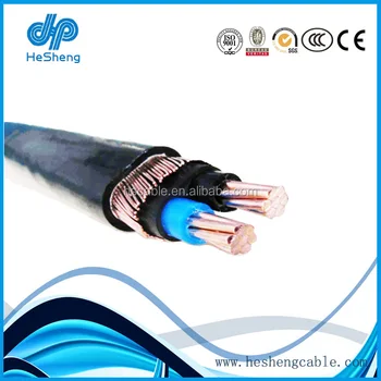 600v 2x8 2x10 3x6 3x8 Awg Xlpe Insulated Copper Concentric Cable - Buy ...